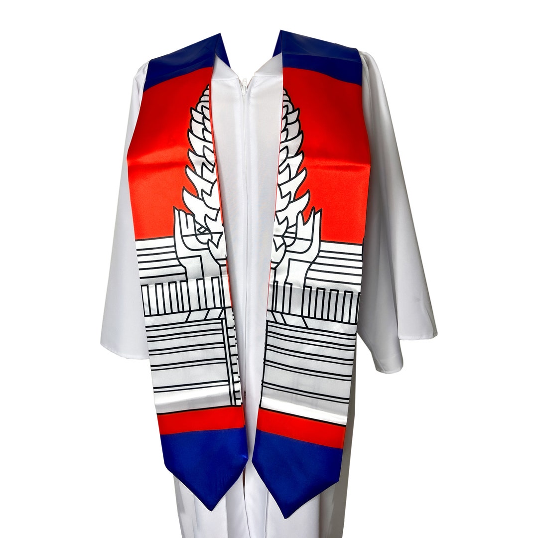 Cambodia Graduation Stole (satin) - Etsy