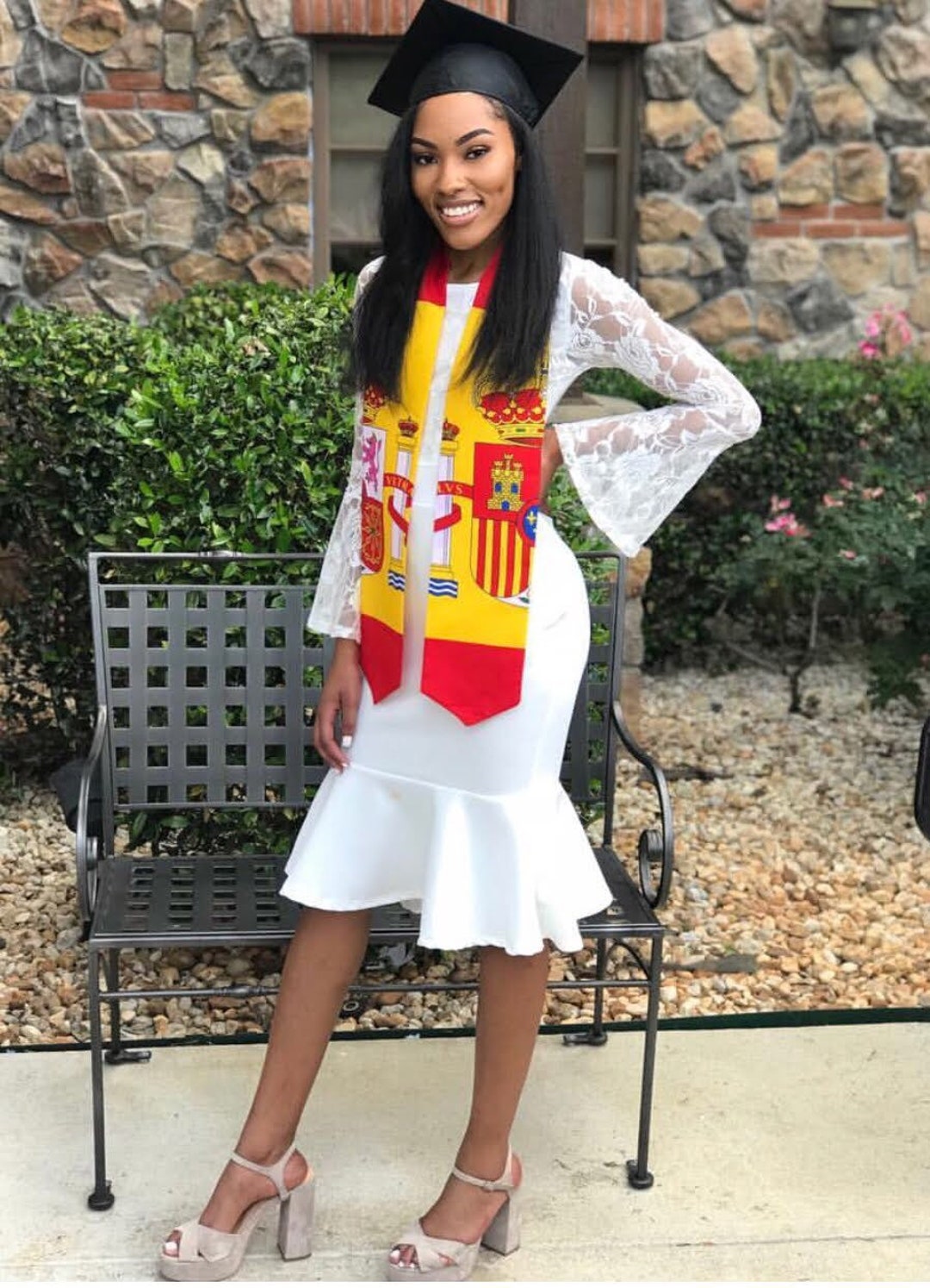 Spain Graduation Stole - Etsy