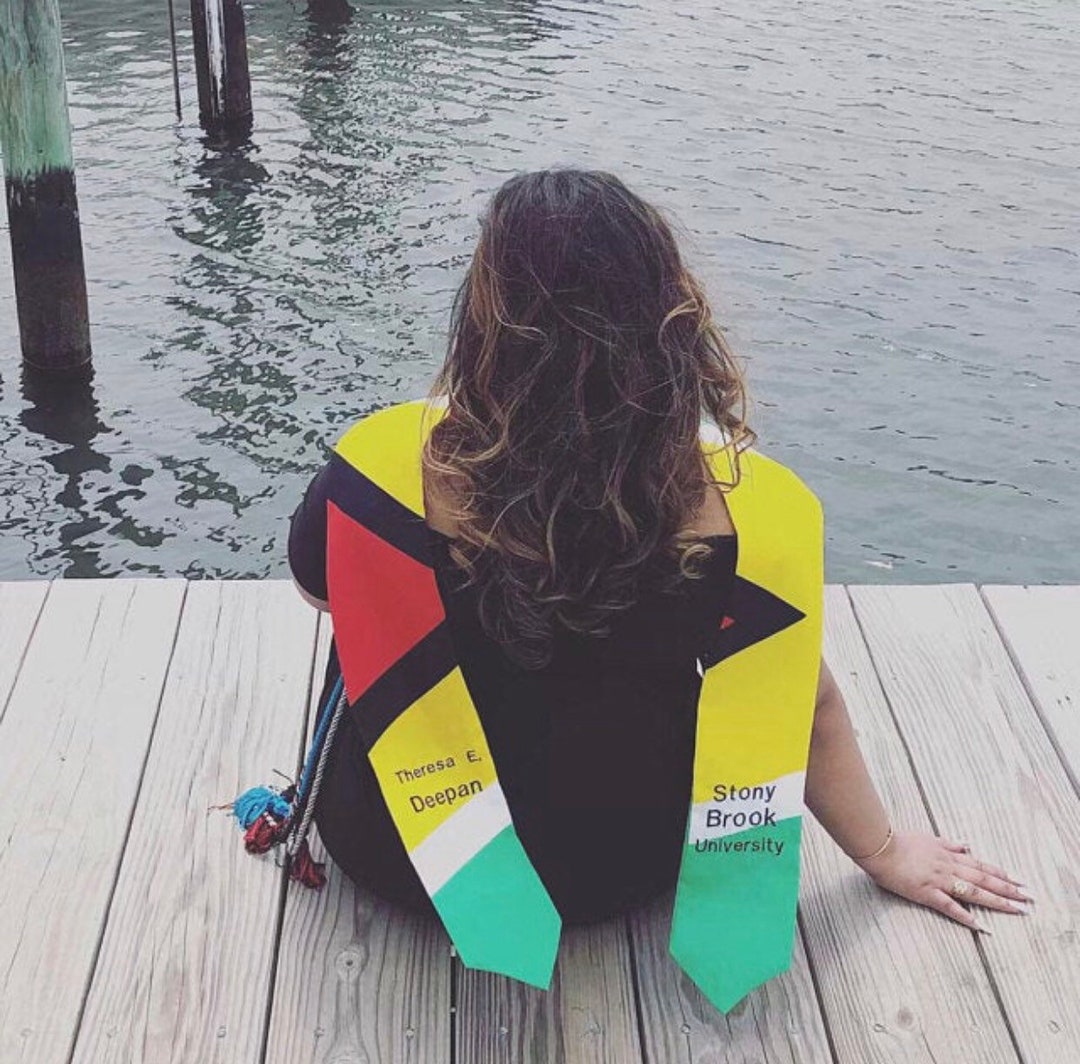 Guyana Flag Graduation Stole(not Embroidery) - Etsy