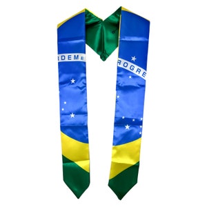 Brazil Graduation Stole (satin) - Etsy