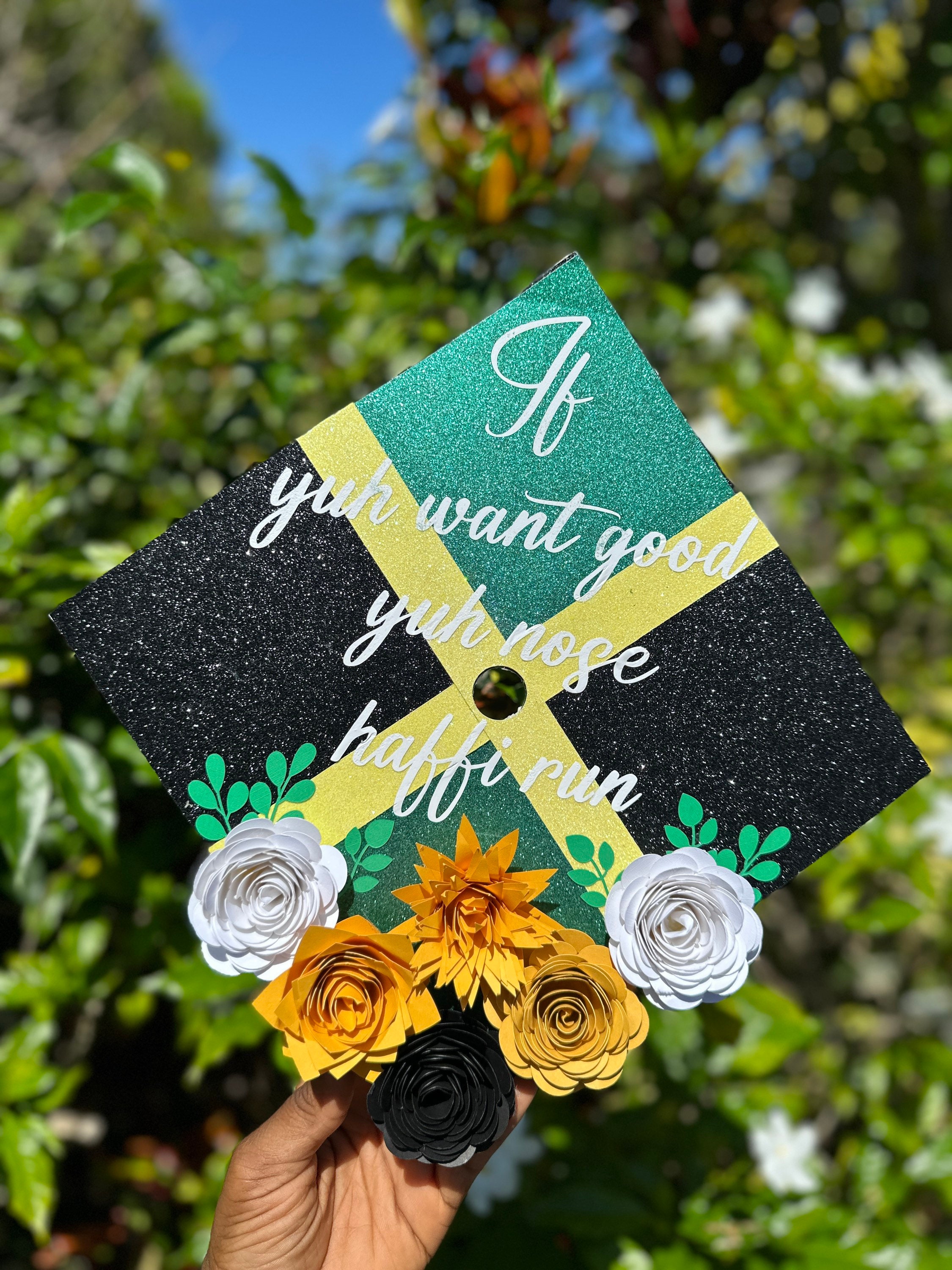 Custom Jamaica Graduation Cap Topper (upon Request - Etsy