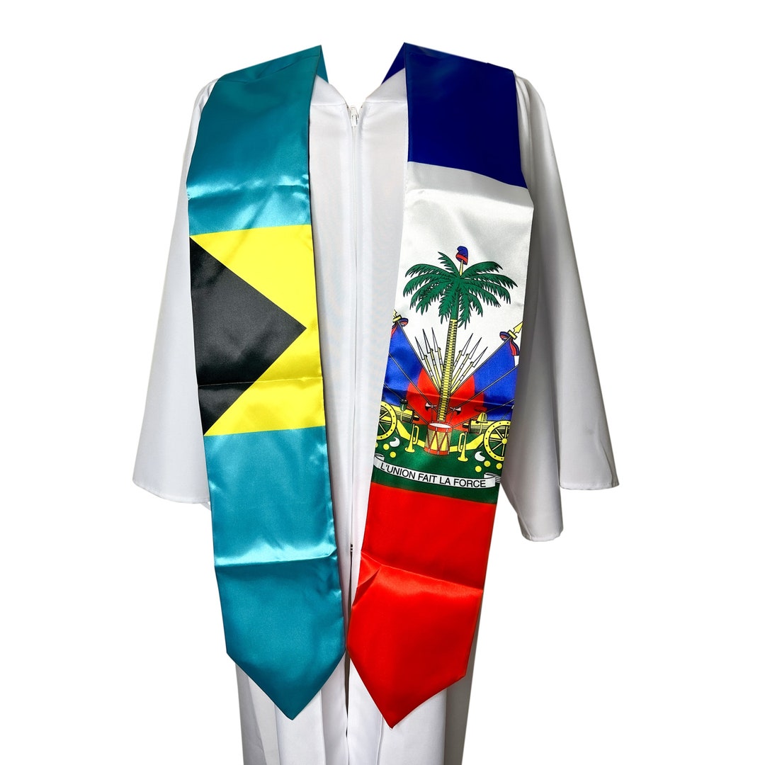 Bahamas/haiti Mix Graduation Stole - Etsy