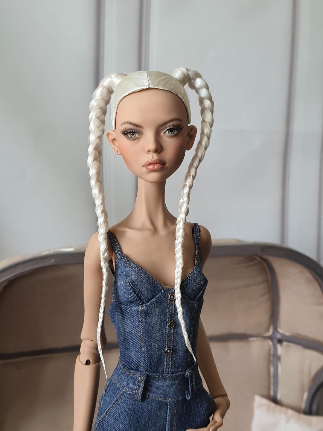 Blond Wig for Popovy Sisters Dolls. Bjd Wig. - Etsy
