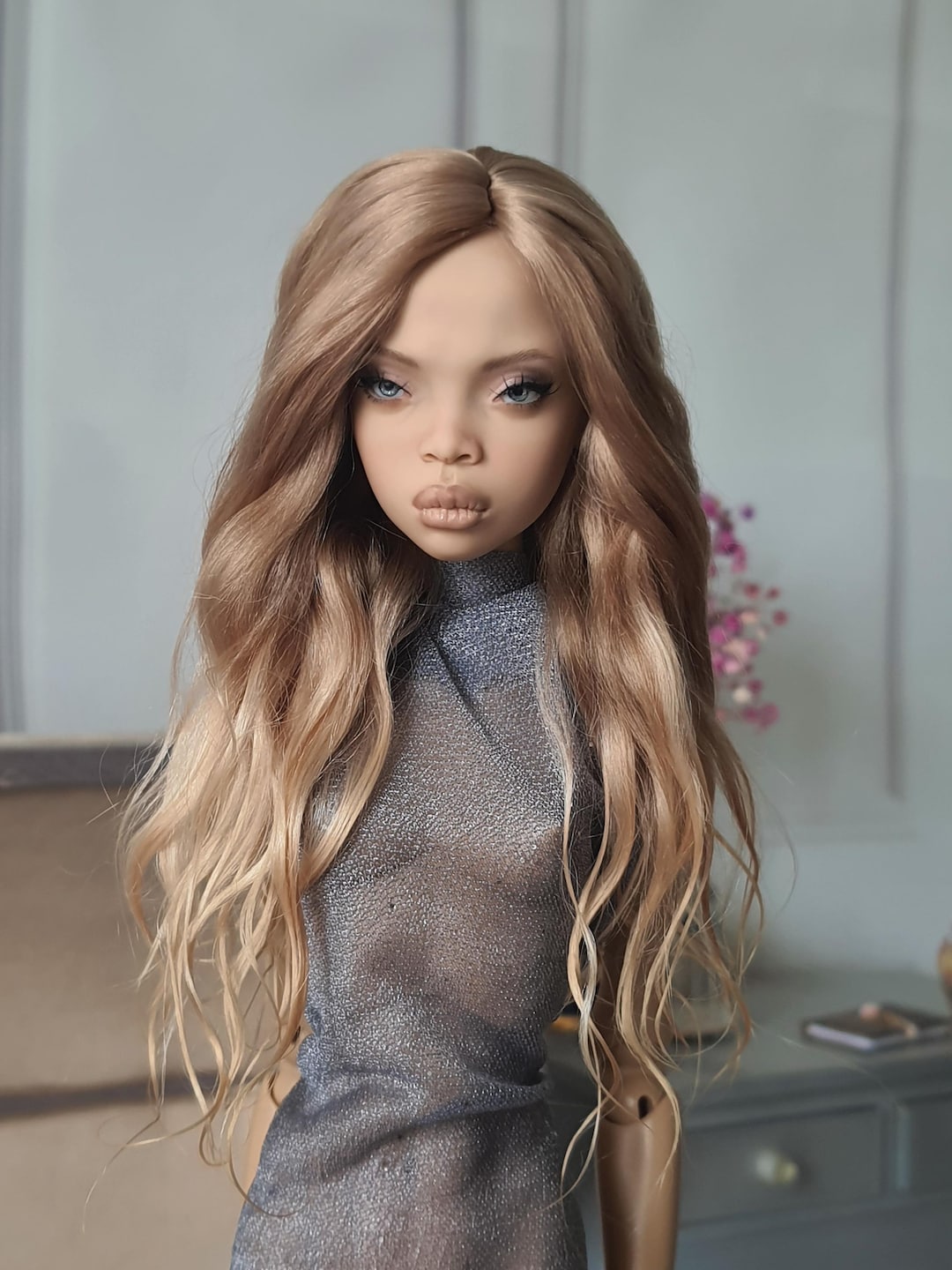 Ombre Blonde Wig for Popovy Sisters Dolls. - Etsy