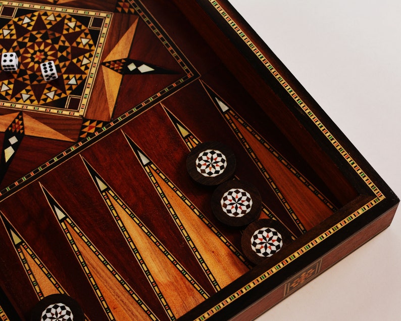 Luxury Backgammon Board HQ Chess and Backgammon Set 21 - Etsy