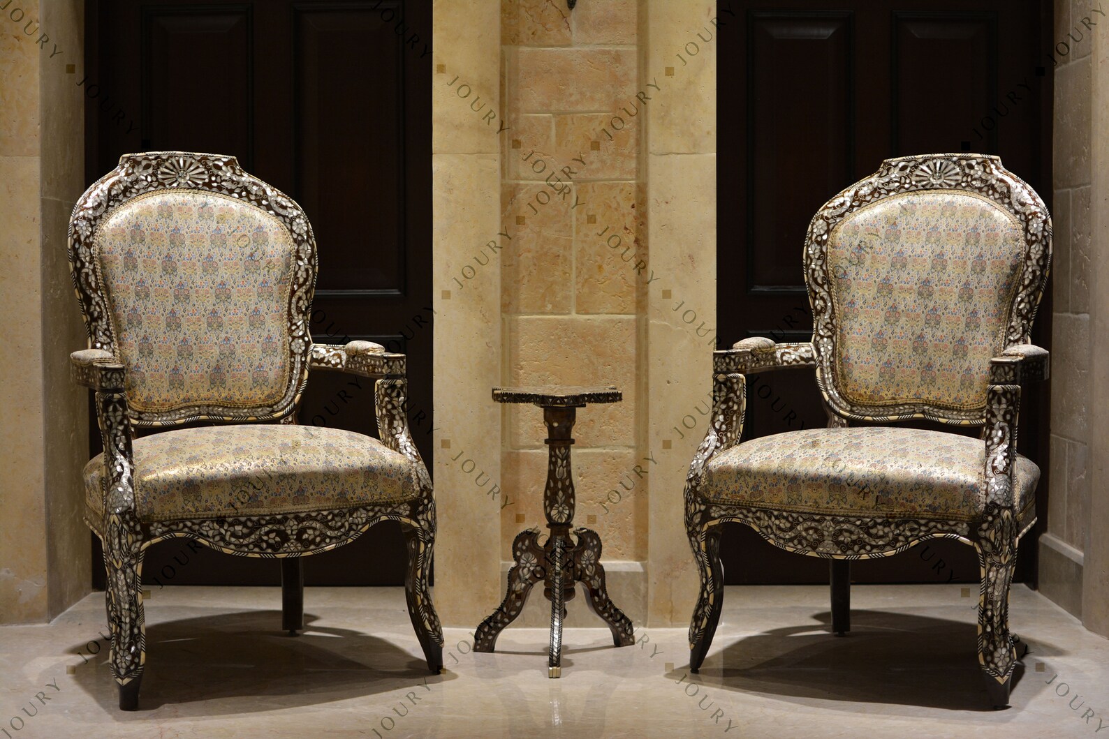 Chair Wood Inlaid Chair Home Decor Furniture Wooden - Etsy