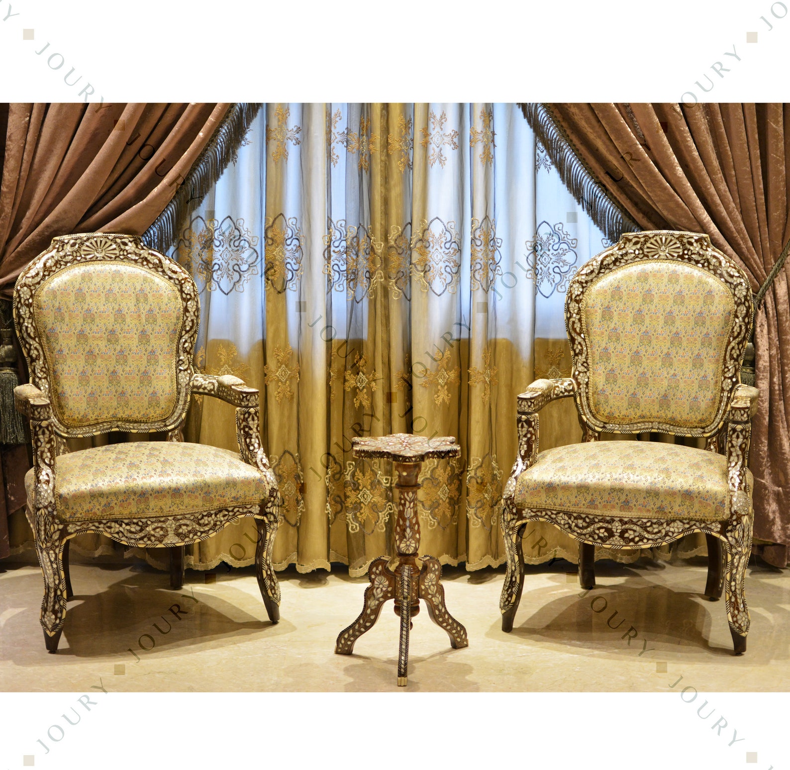 Chair Wood Inlaid Chair Home Decor Furniture Wooden - Etsy