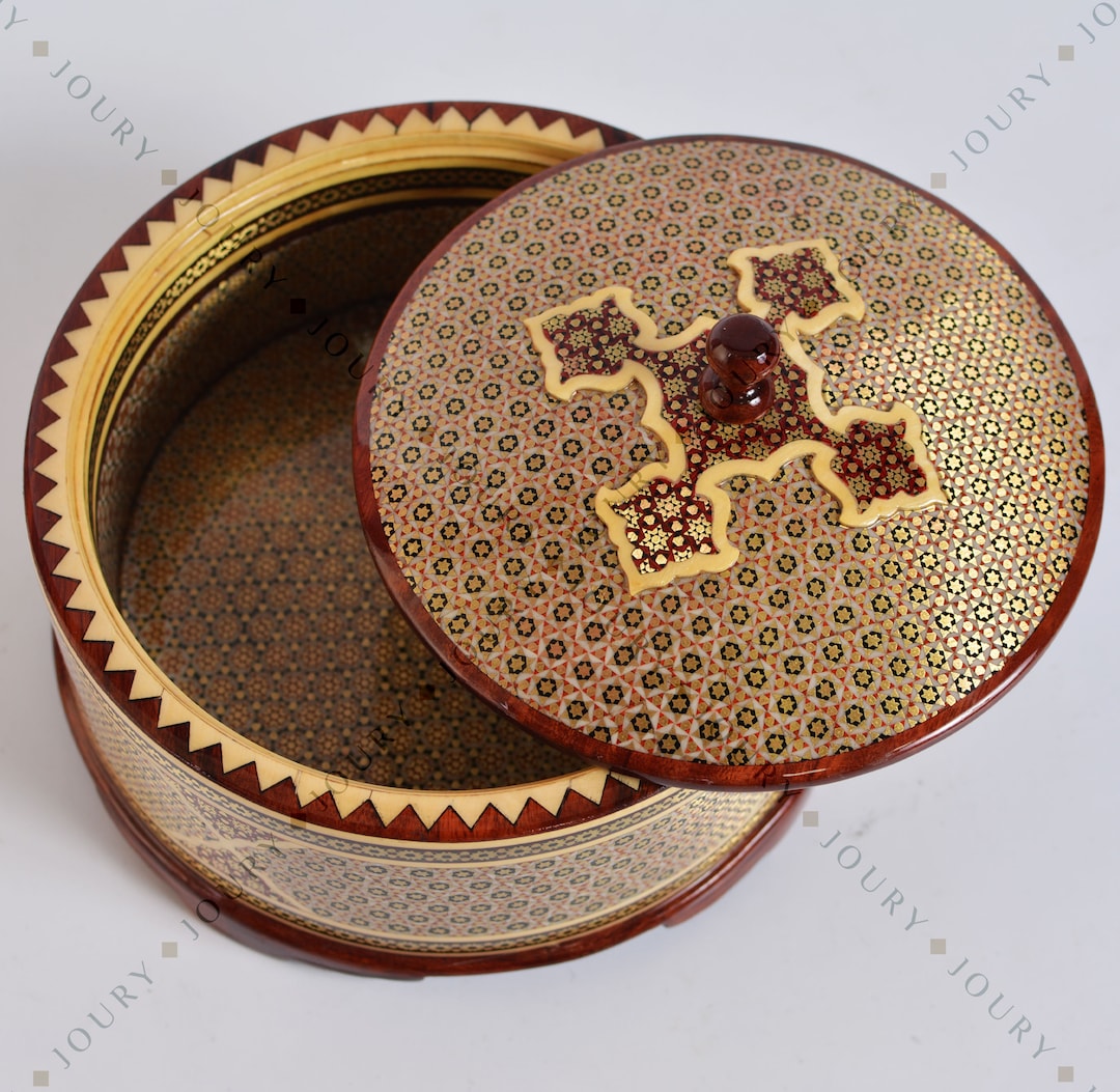 Golden Copper Chocolate Box/ Gift Box /wooden Box/ Home Decor /mosaic ...
