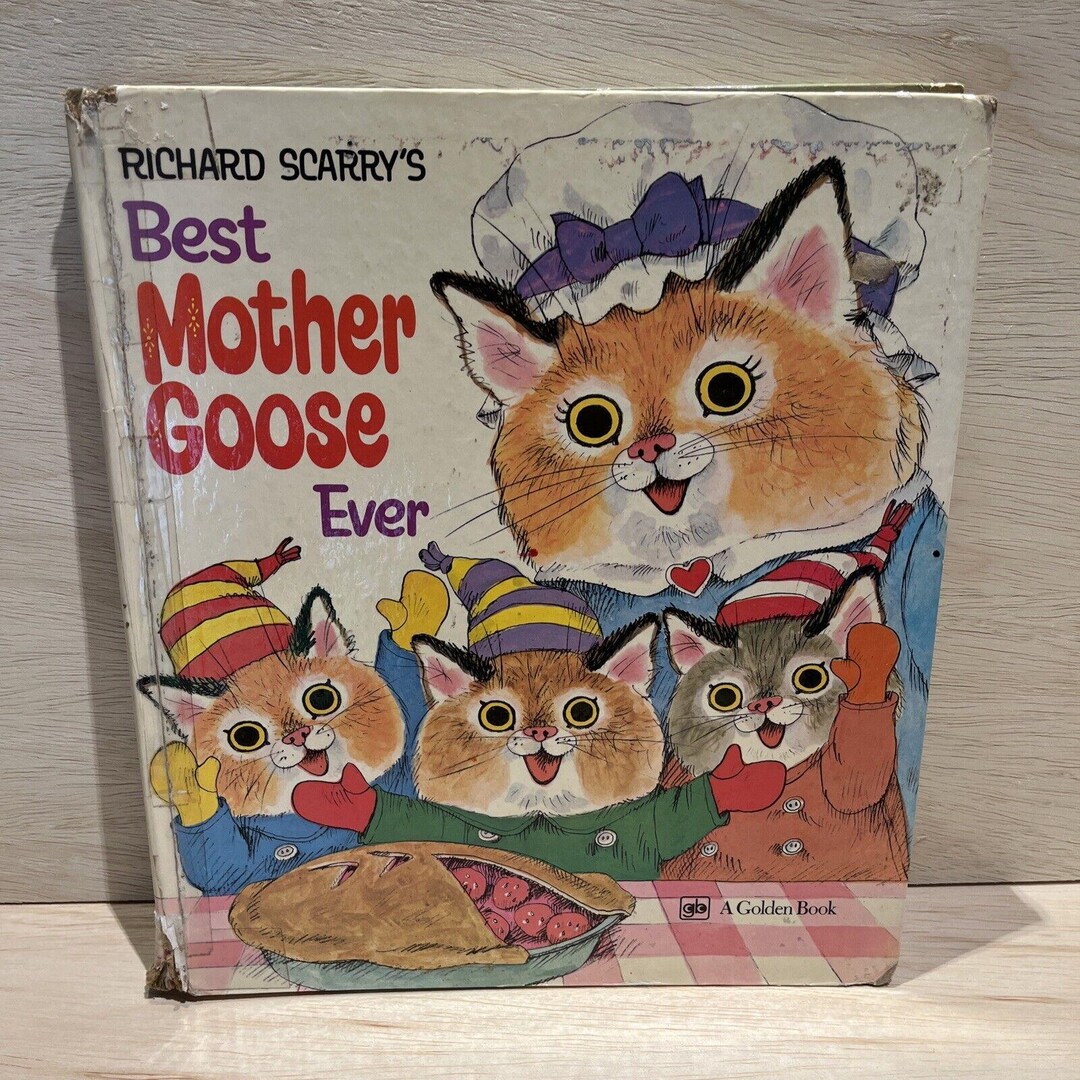 Richard Scarry's Best Mother Goose Ever, Big Golden Book, 1970 Edition ...