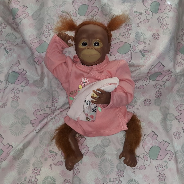 Realistic Baby Monkey Dolls - Etsy