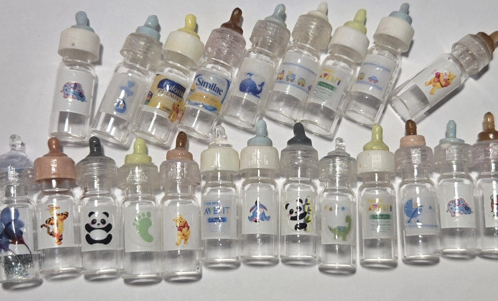 Mini Silicone Ooak Baby Doll Glass Bottles for 3"-7" Babies - Etsy