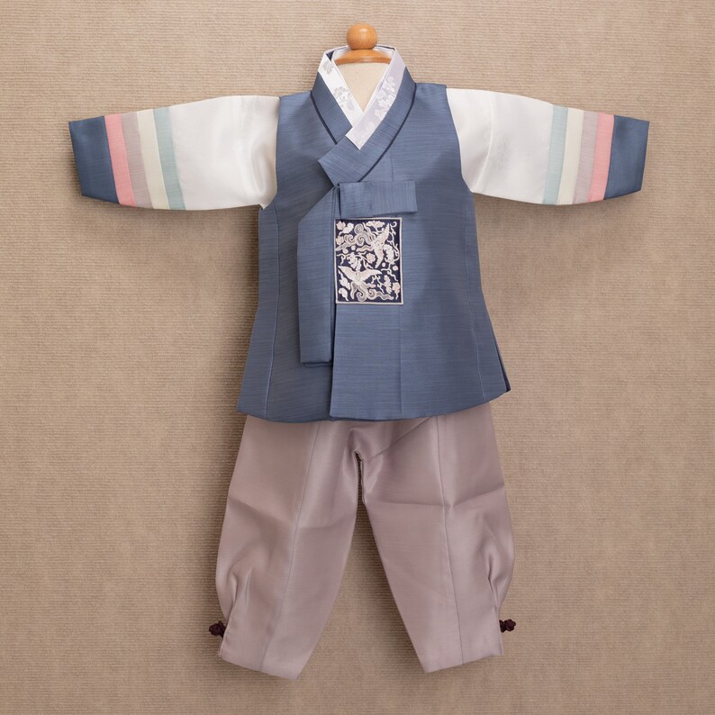 Luxury Prince HANBOK, Boy 1year, Korean 1ST Birthday Party, Dol Hanbok ...