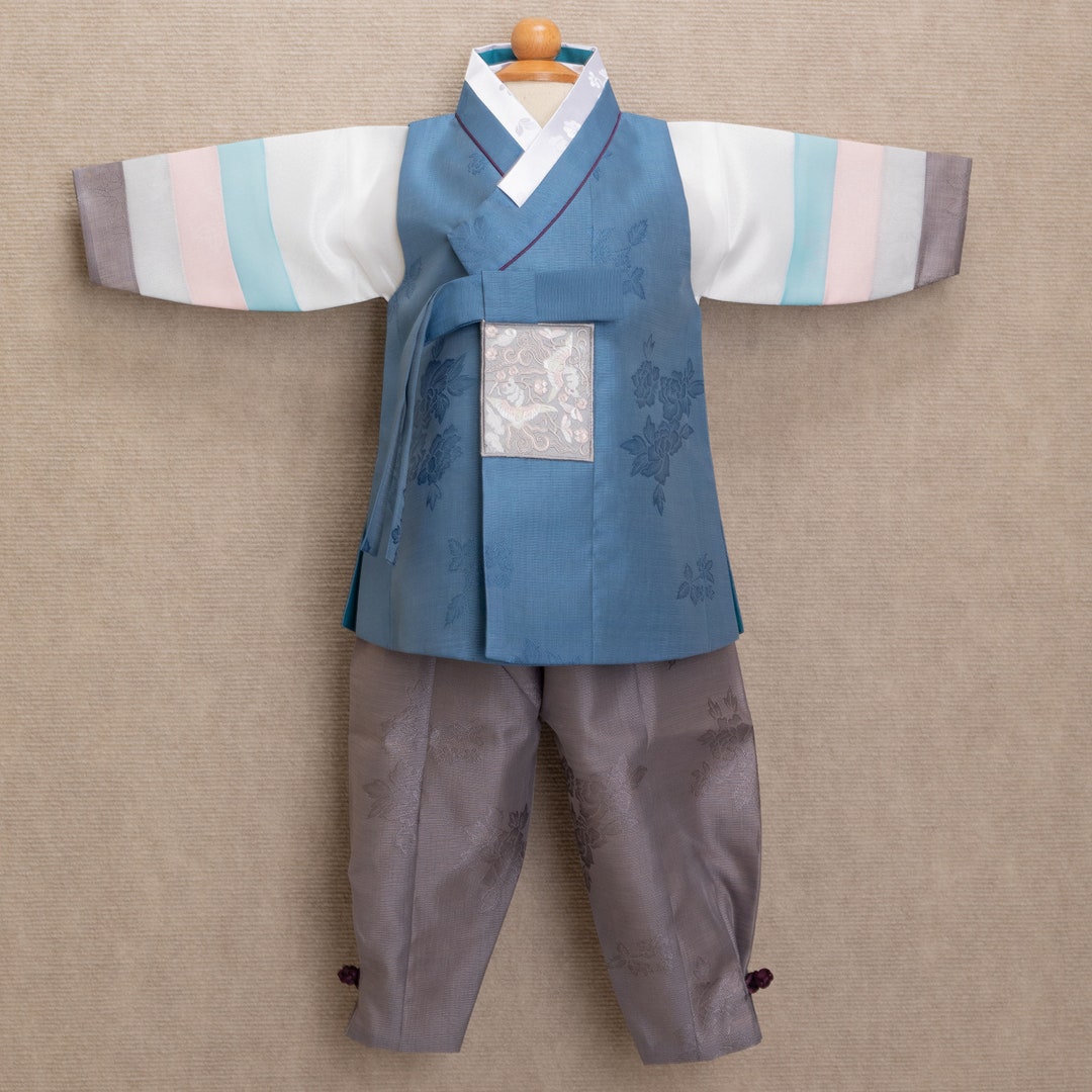 Luxury Prince HANBOK, Boy 1year, Korean 1ST Birthday Party, Dol Hanbok ...