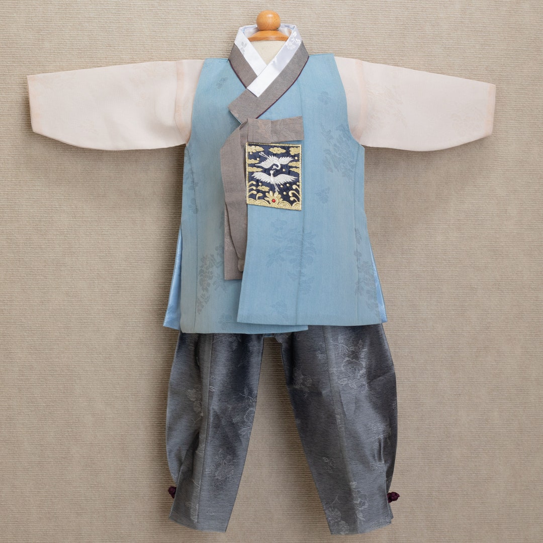 Luxury Prince HANBOK, Boy 2year, Korean Birthday Party, Dol Hanbok Set ...