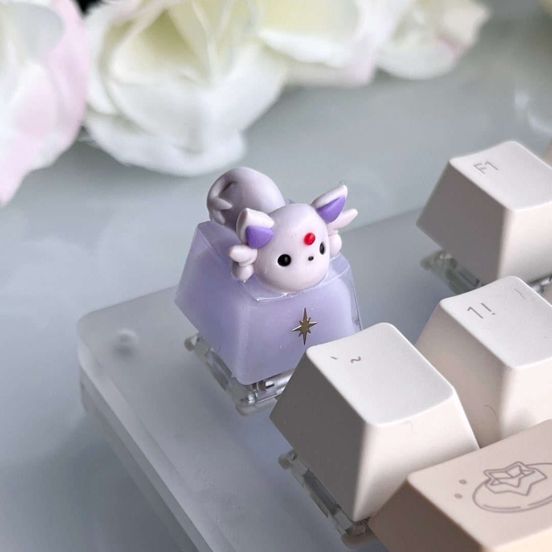 Psychic Evolution Keycap Handmade Artisans Cute Keycaps Anime Inspired ...