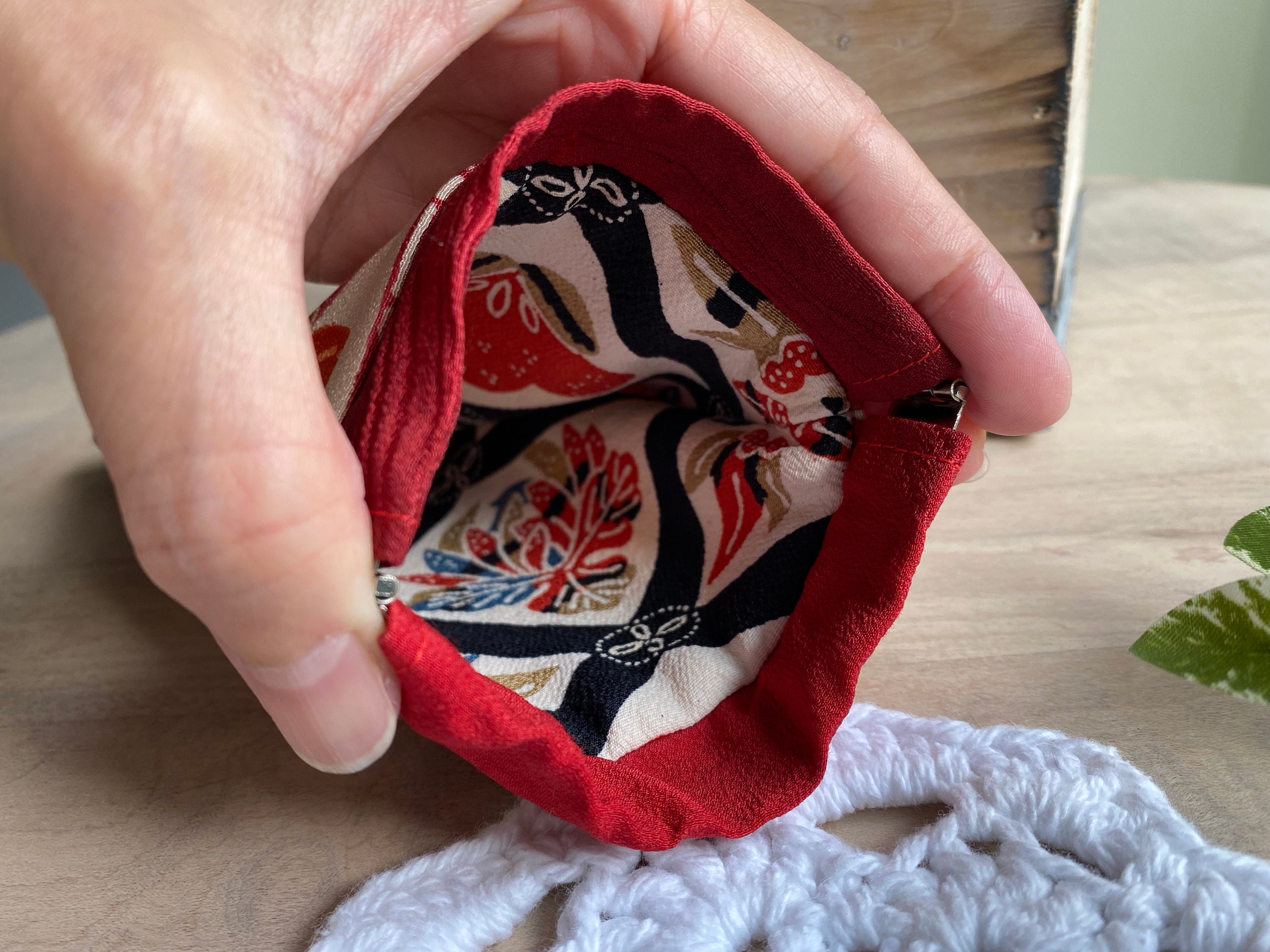 Cute Snap Flex Frame Pouch With Japanese Kimono Silk Fabric | Etsy