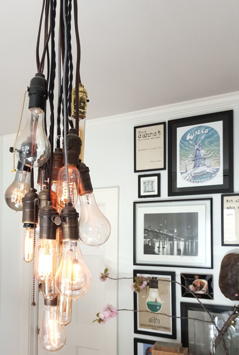 Bulb Chandelier - Etsy