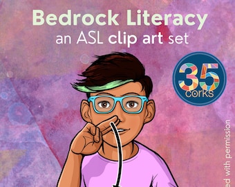 American Sign Language ASL Educational Clip Art Verbs - Etsy