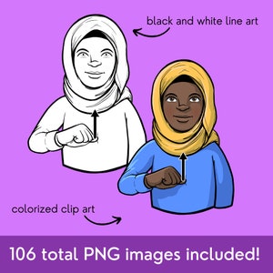 American Sign Language ASL Educational Clip Art Emotions, Feelings, and ...