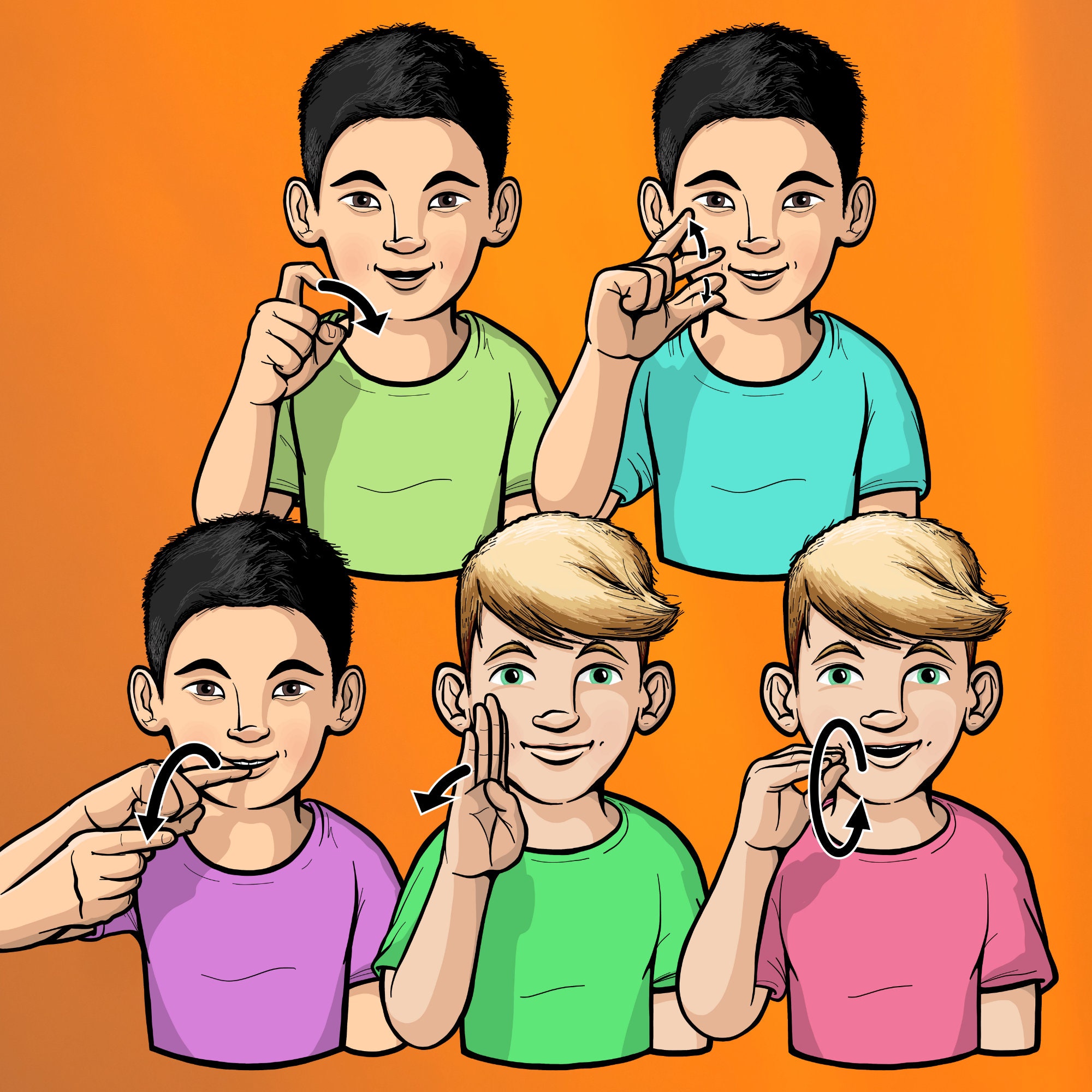 Basic Phonemes Educational Clip Art Set 46 Phoneme PNG Files - Etsy