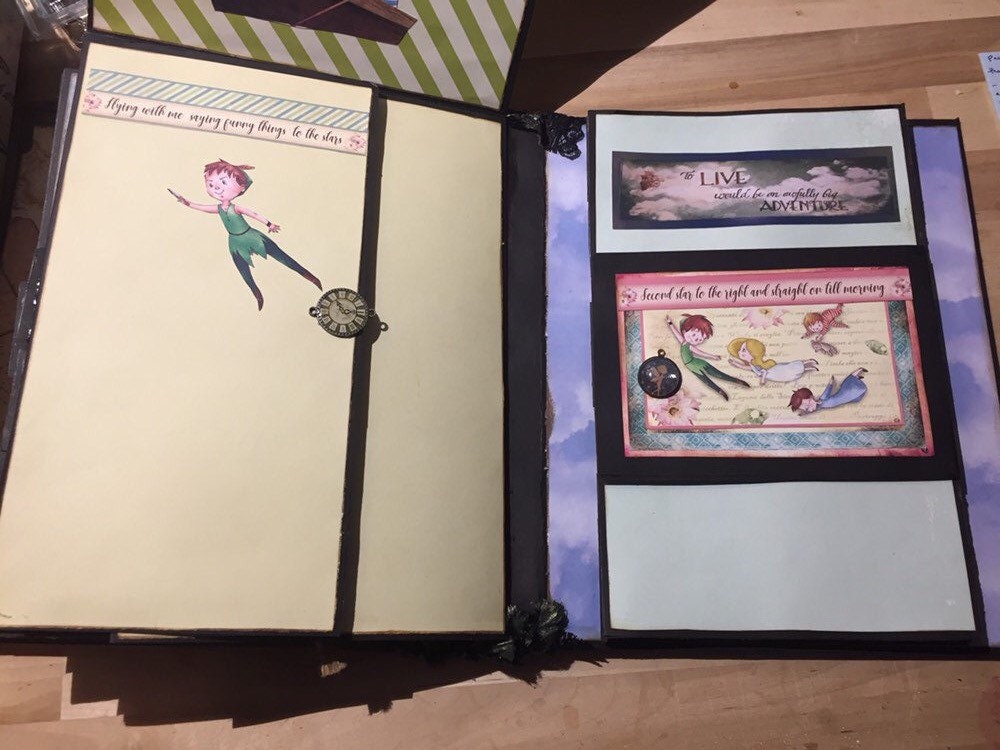 Neverland Interactive Mini Album - Handcrafted With Ciao Bella Paper ...