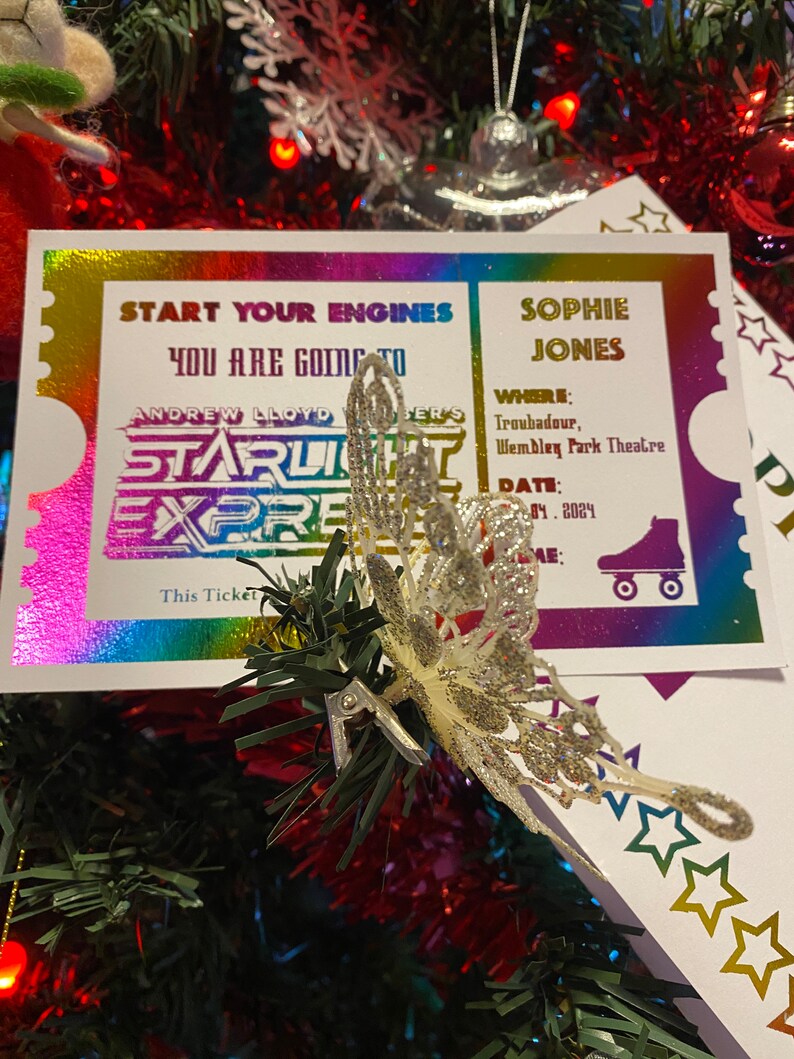 Starlight Express Theatre Reveal Ticket Great Way to Surprise Your ...