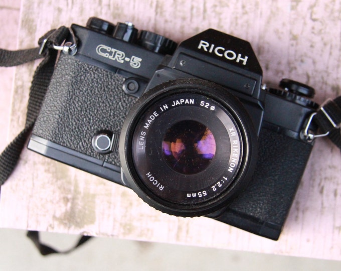 Ricoh Singlex TLS SLR Camera With Fast Yashica Yashinon-ds 50 Mm F/1.7 ...
