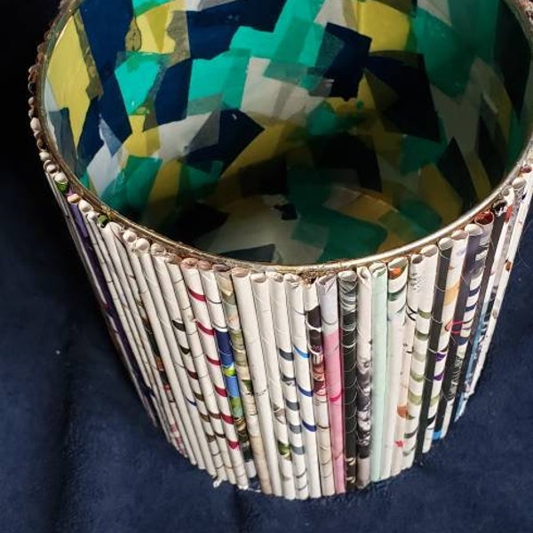 Rolled Magazine Art - Etsy