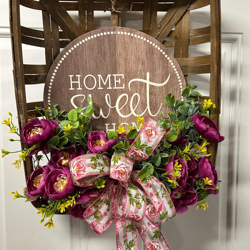 Tobacco Basket Wreath - Etsy