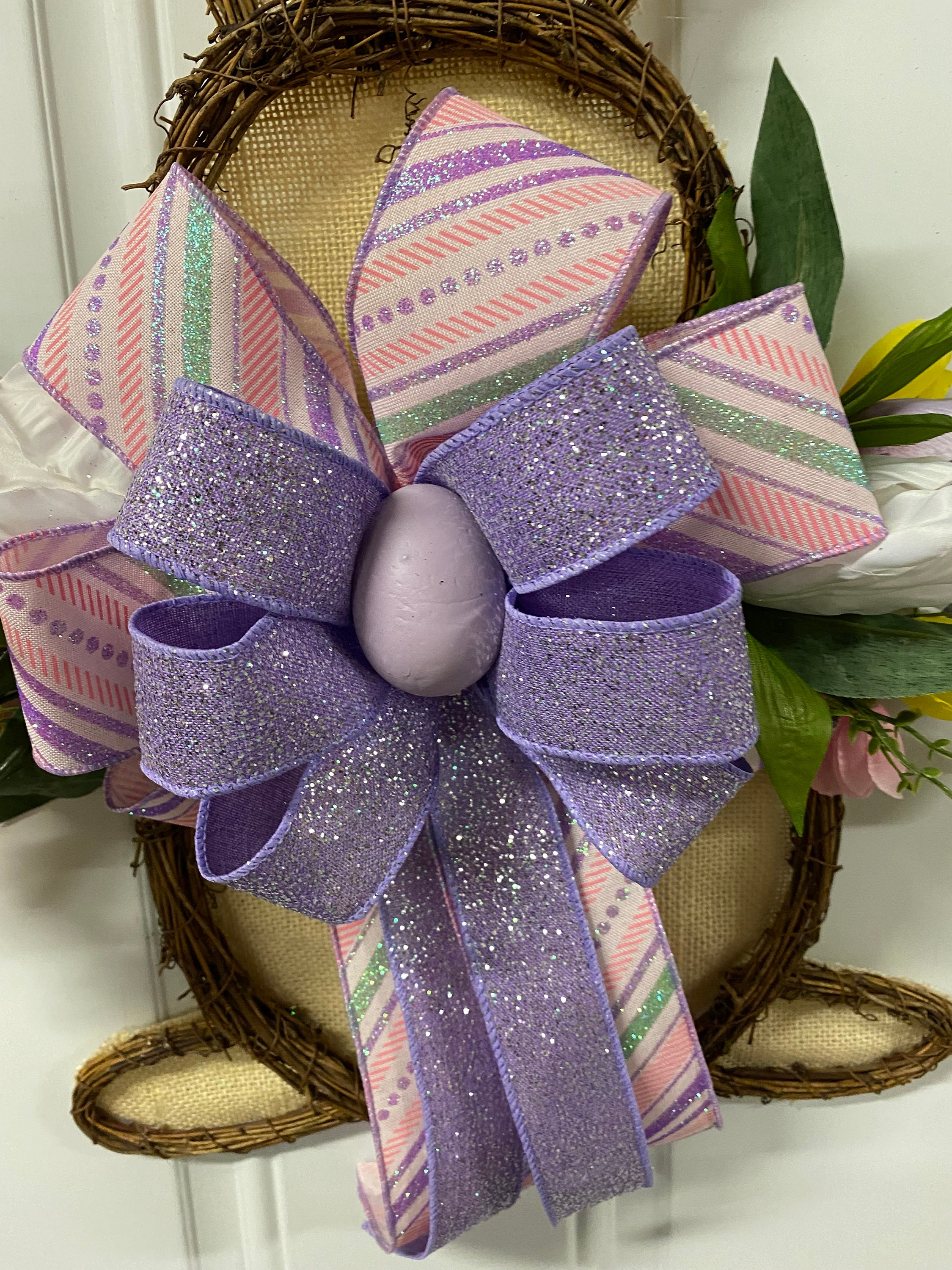 Spring Wreath for Your Front Door/easter Bunny/door Hanger/door Decor ...
