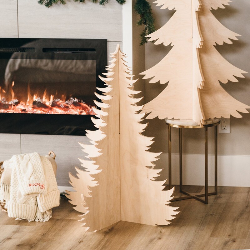 Large Wooden Christmas Tree - Etsy