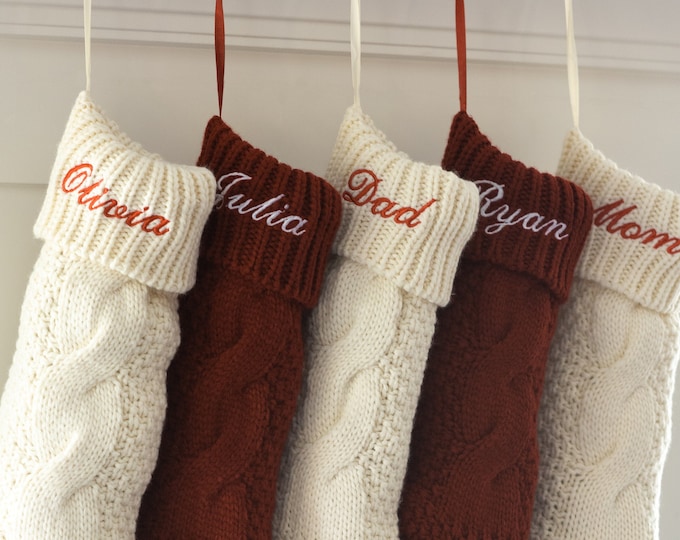 CHRISTMAS STOCKINGS EMBROIDERED Personalized Disney Character Inspired ...