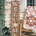 Christmas Welcome Sign - Winter Porch Decor - Let It Snow Sign ...