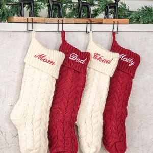 Personalized Christmas Stockings - Embroidered Stocking - Christmas ...