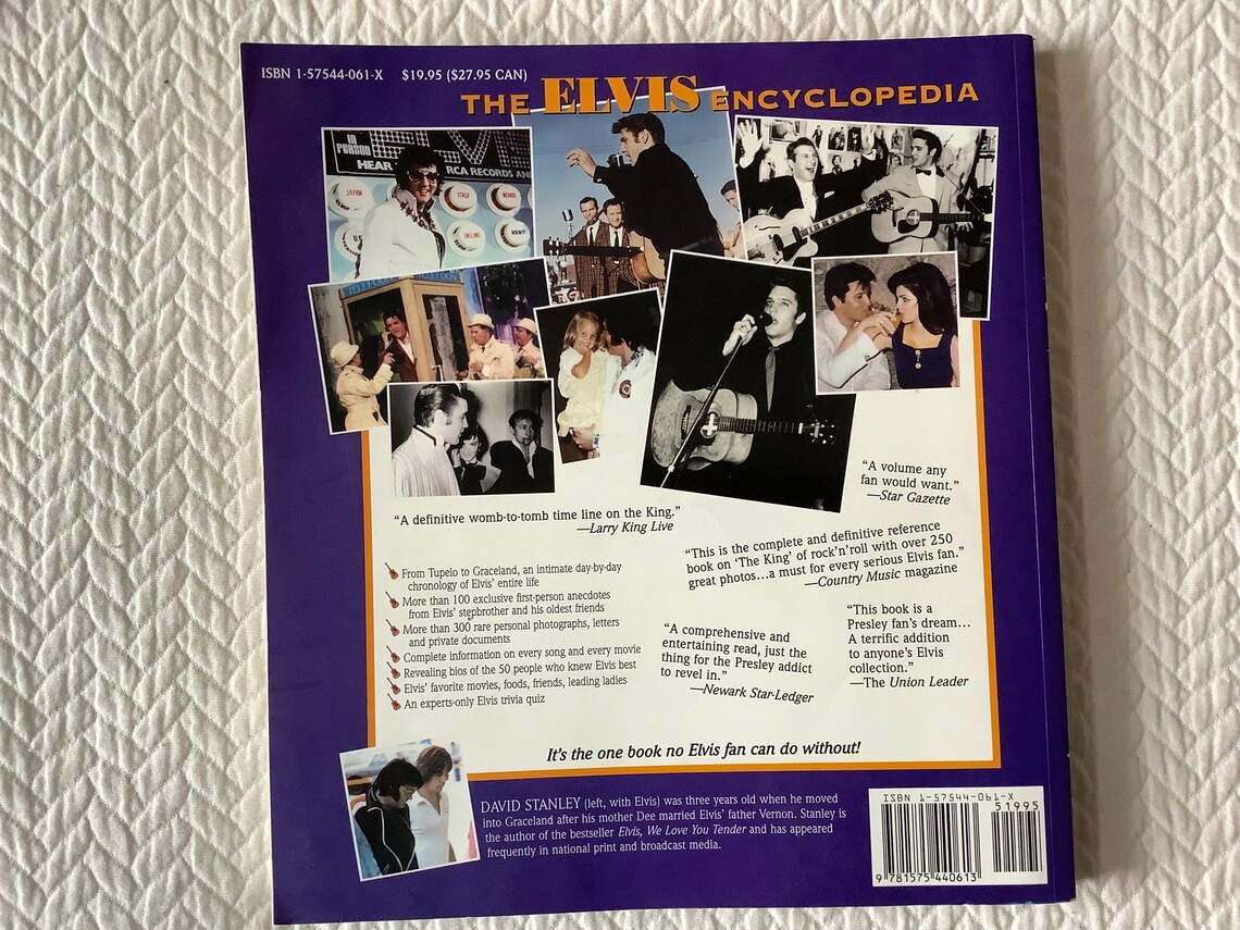 1997/SPECIAL COMMEMORATIVE Edition/ the Elvis Encyclopedia/david E ...