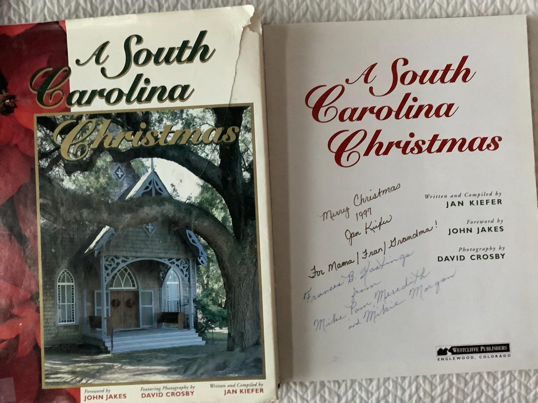 1997/signed/yuletide Memories-traditions-recipes and Songs/ A South ...