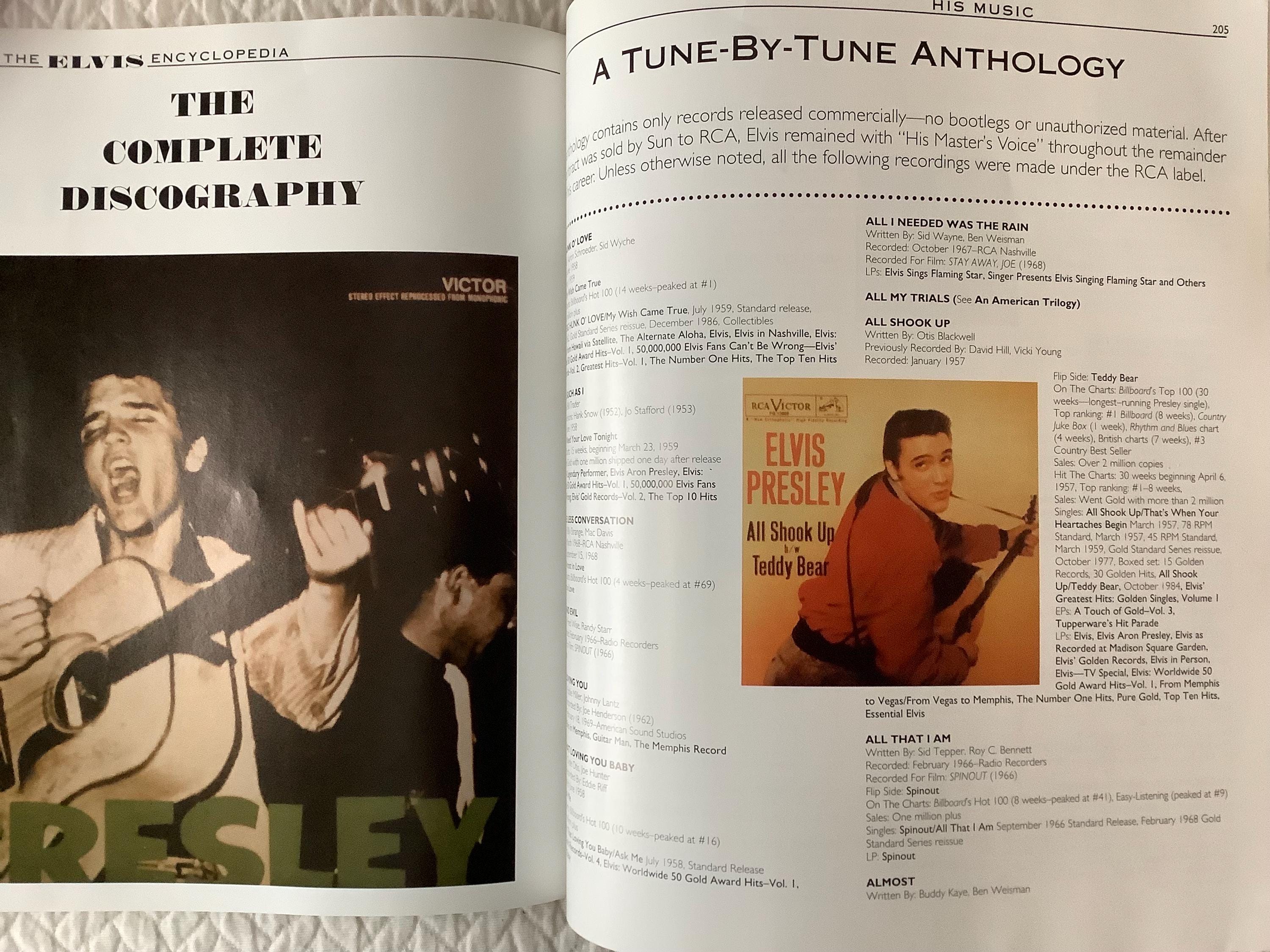 1997/SPECIAL COMMEMORATIVE Edition/ the Elvis Encyclopedia/david E ...