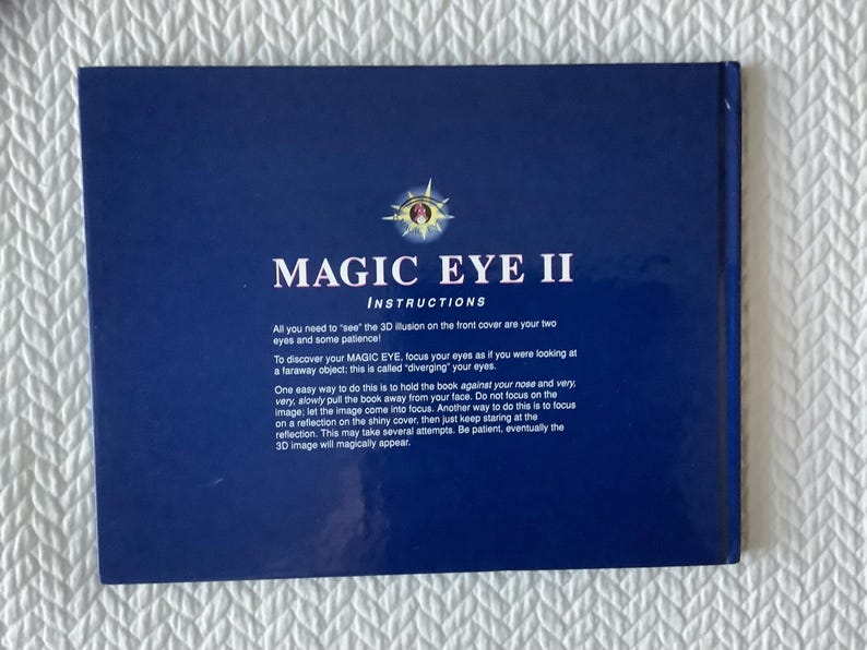 1994/3D Hidden Objects in Each Magic Eye Image/answers at Back of Book ...