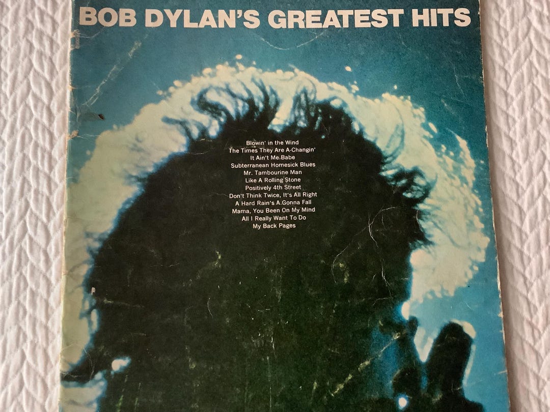 1963/ BOB DYLANS Greatest Hits/ Words and Music/ Chord Symbols-guitar ...