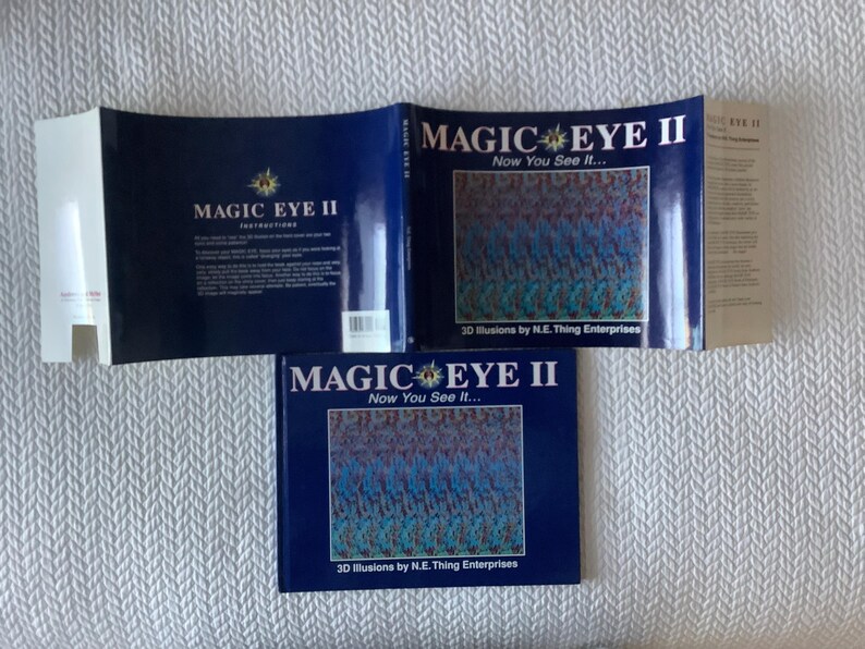 1994/3D Hidden Objects in Each Magic Eye Image/answers at Back of Book ...