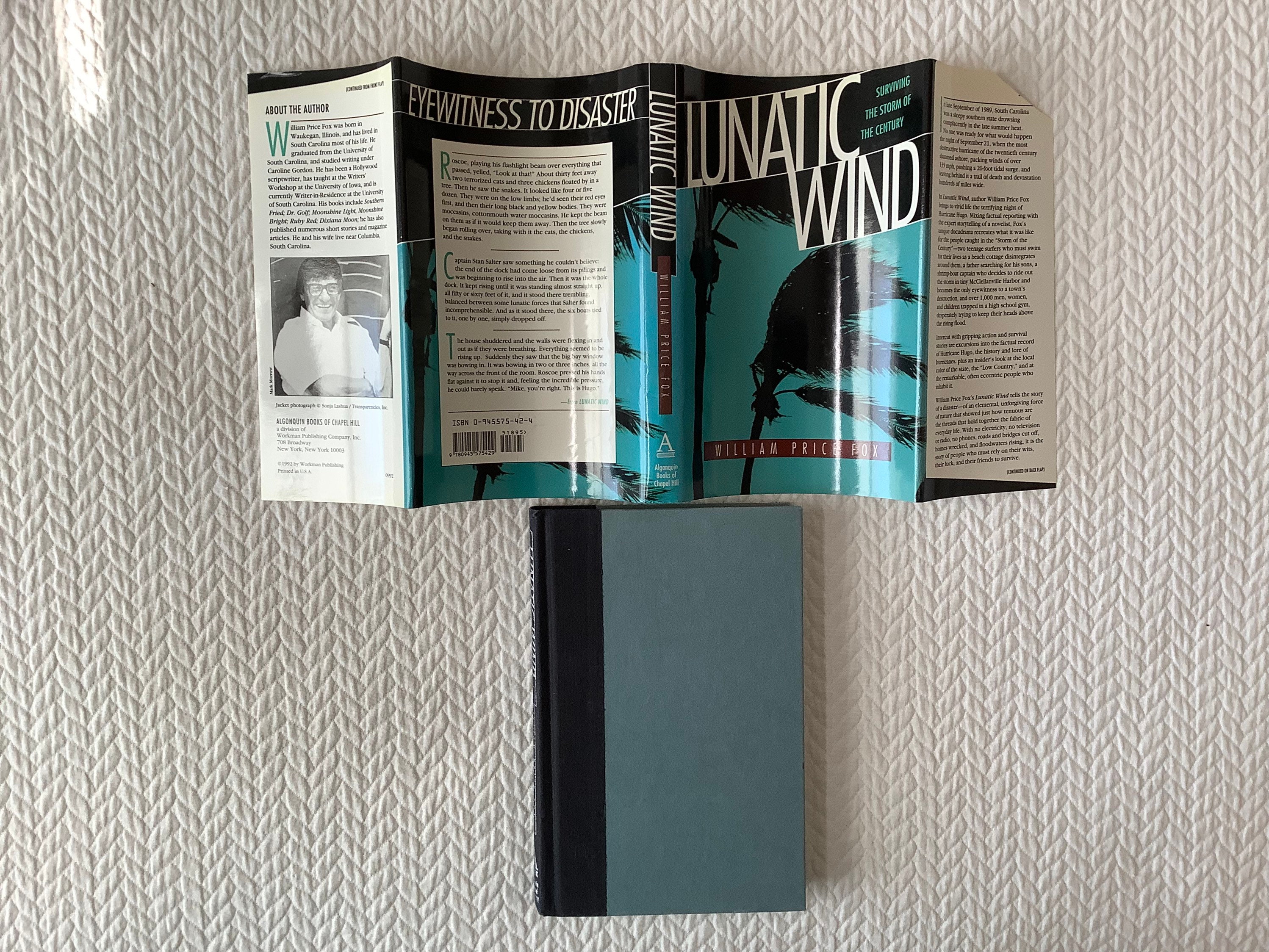 1992/ Signed/ Hurricane Hugo/newspaper Articles Included/1992 First Edition 197 Pages/amazing ...