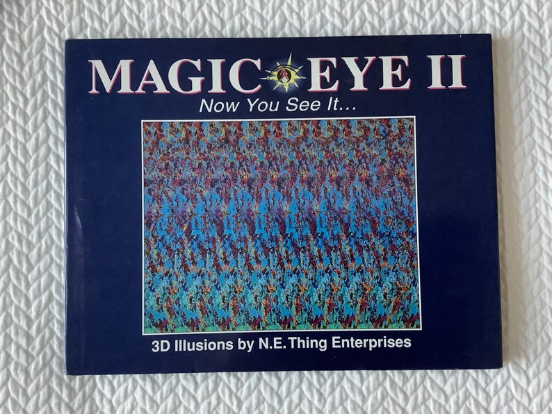 1994/3D Hidden Objects in Each Magic Eye Image/answers at Back of Book ...