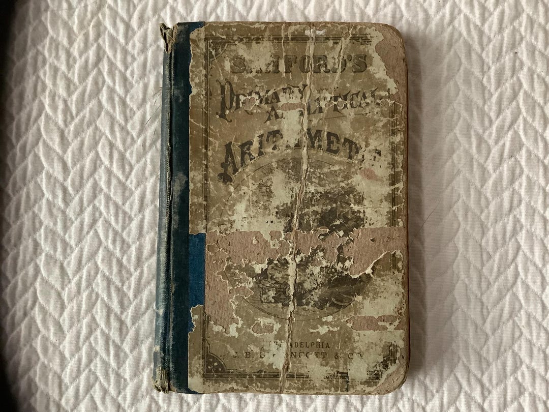 1871/RARE Antique Math Book/meant for Young Children/ Stanford’s ...