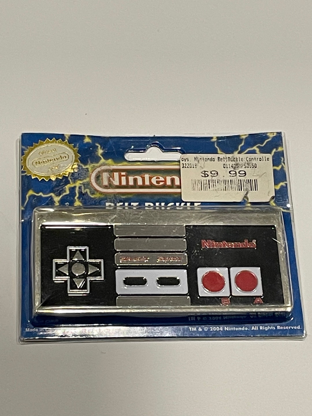 NINTENDO Original NES Controller Enamel Metal Belt Buckle NEW Sealed - Etsy