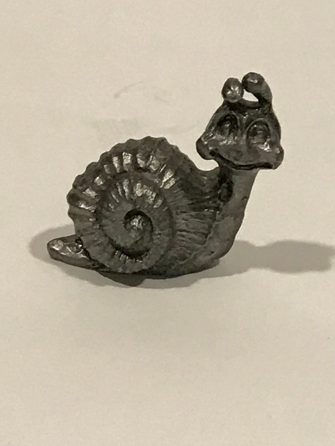 R B Pewter Snail Figurine Signed VINTAGE Unique Rare - Etsy