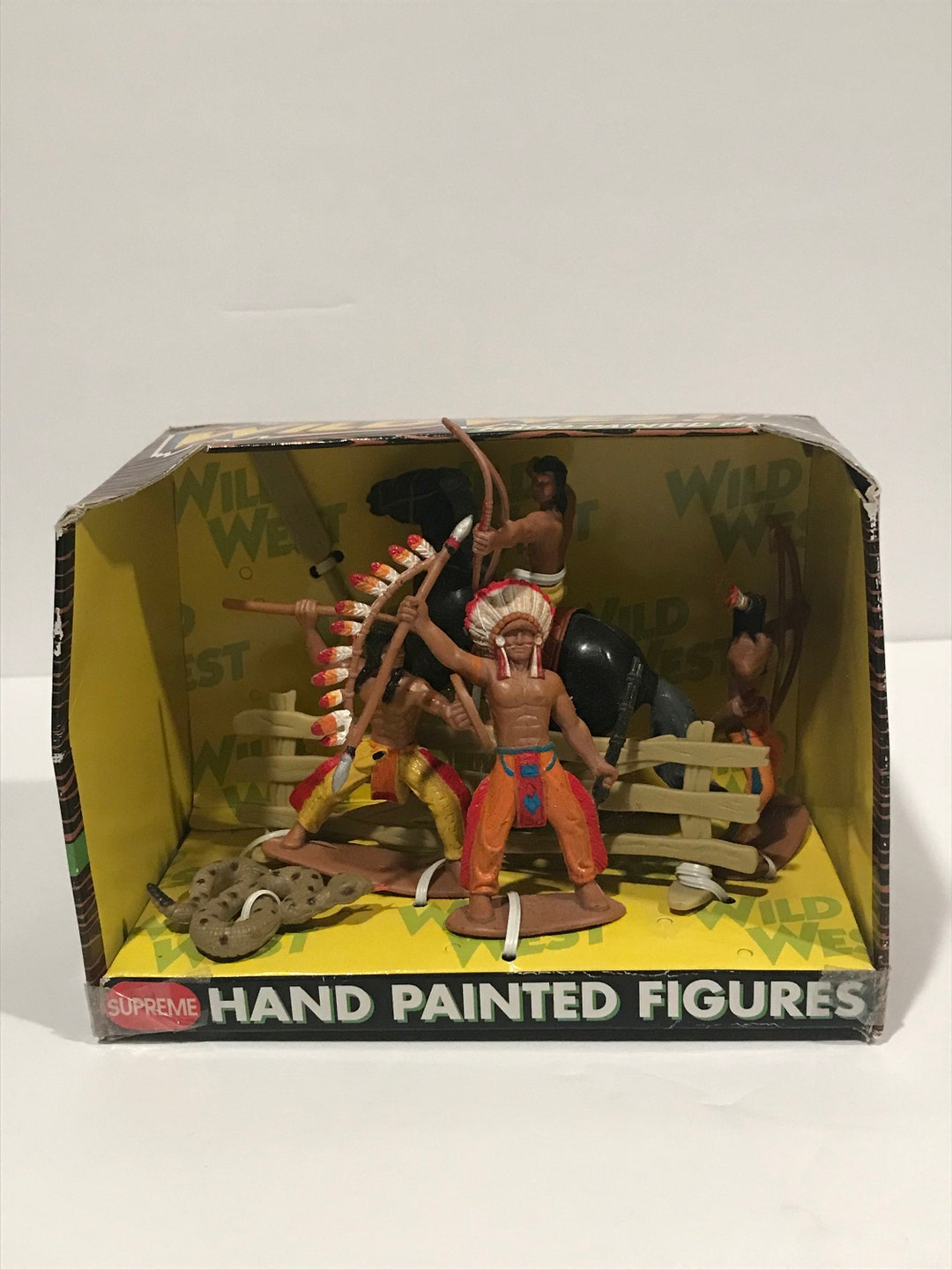 Wild West Indians Native Americans Hand Painting Action Figures Set ...