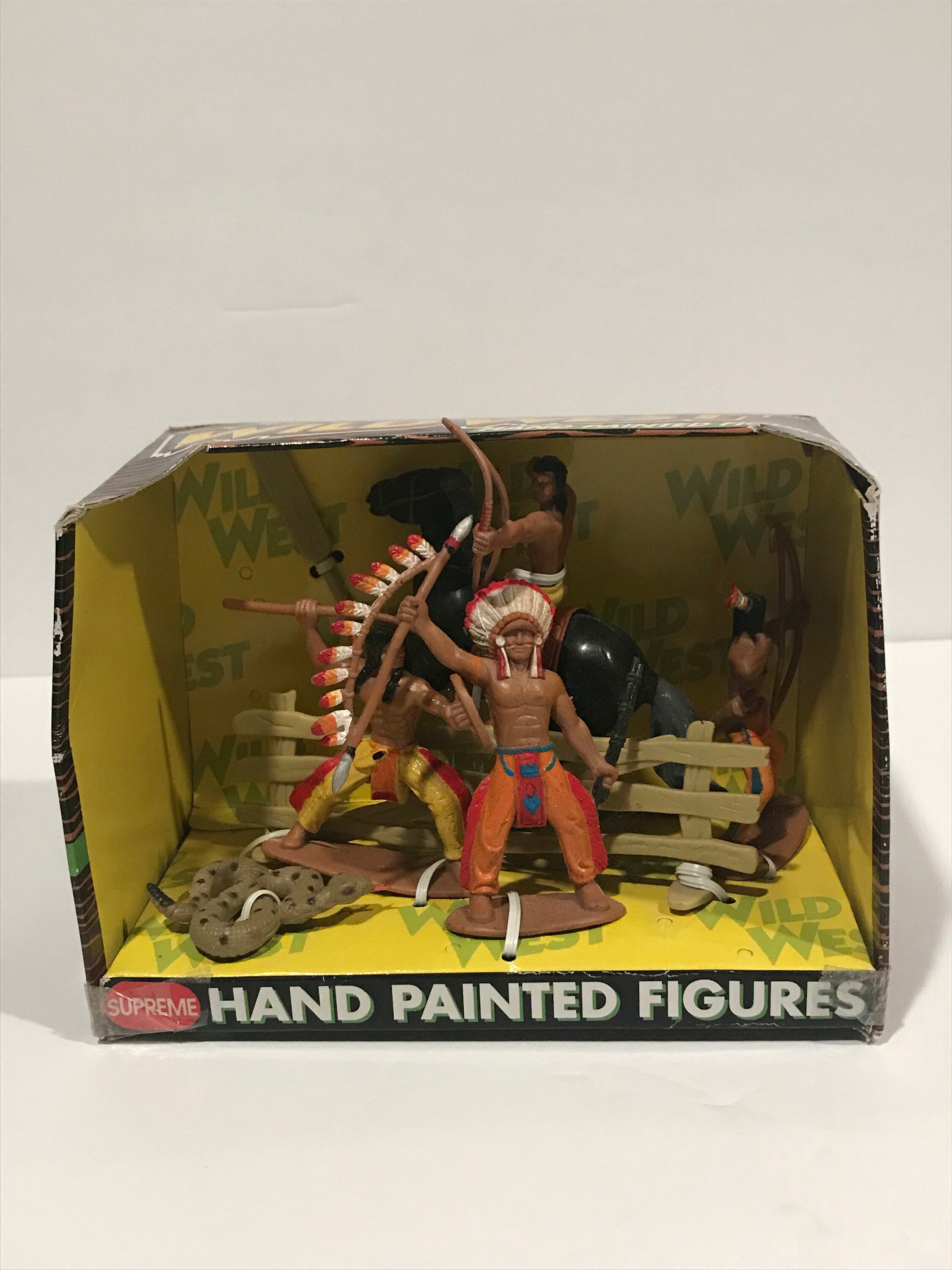 Wild West Indians Native Americans Hand Painting Action Figures Set ...