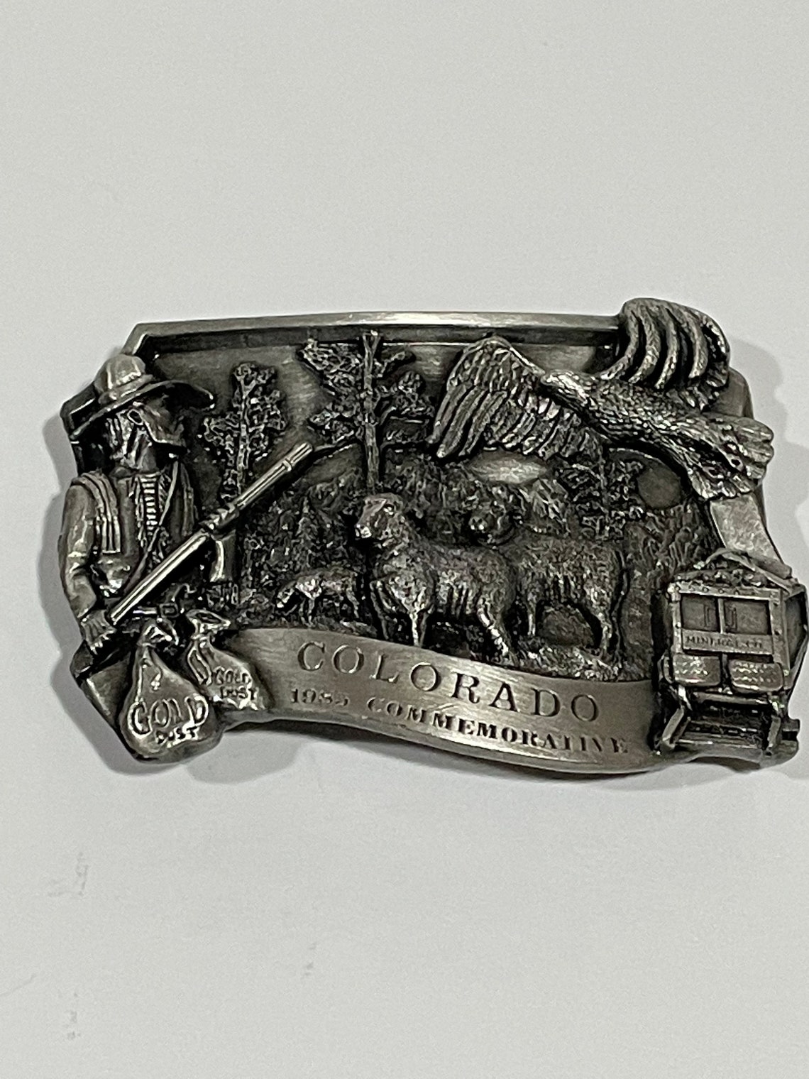 COLORADO Commemorative 1988 Belt Buckle 403/5000 Limited Edition Arroyo ...