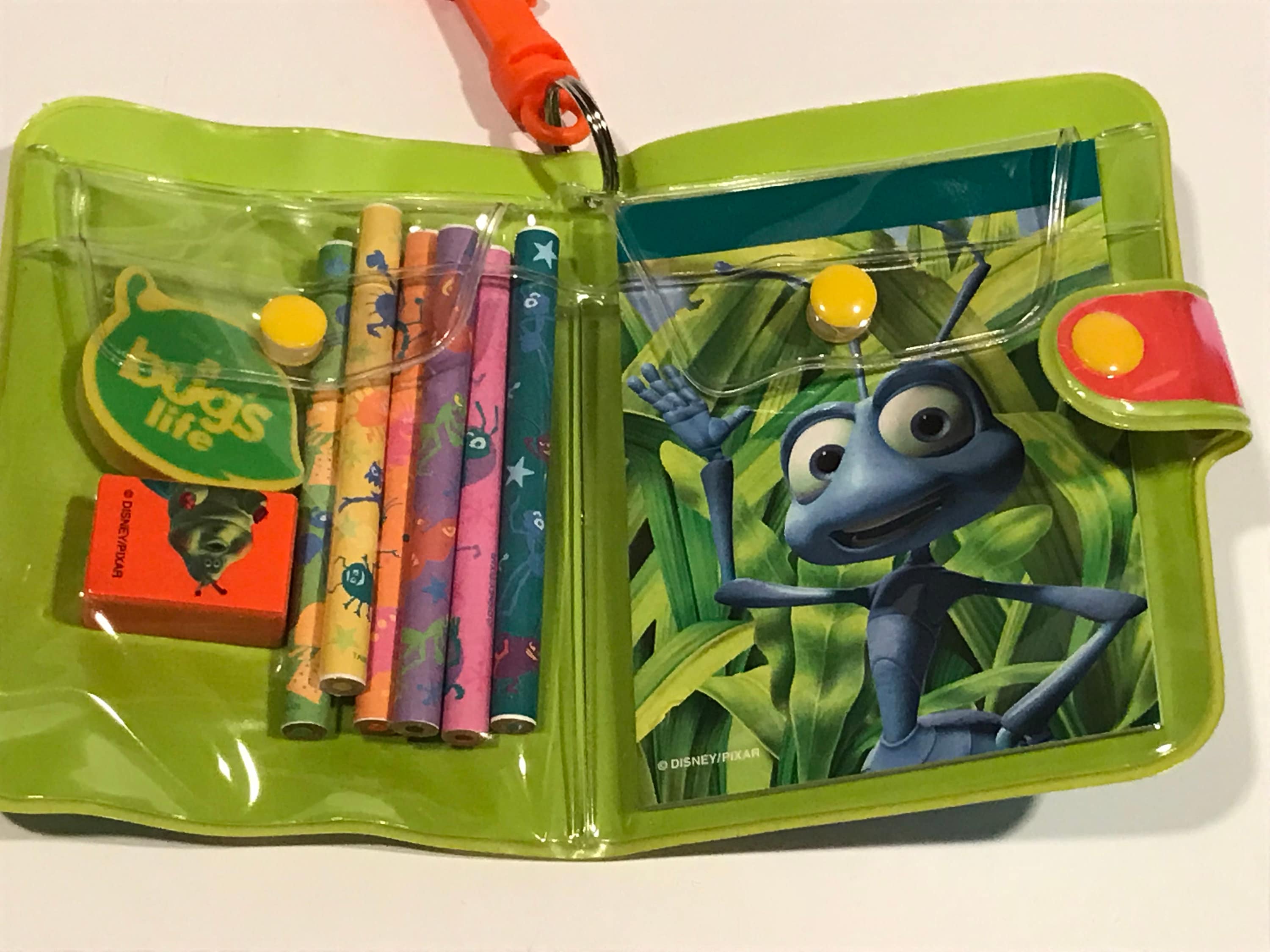 Disney Pixar A Bugs Life Bifold Coloring Stationary Activity Kit ...