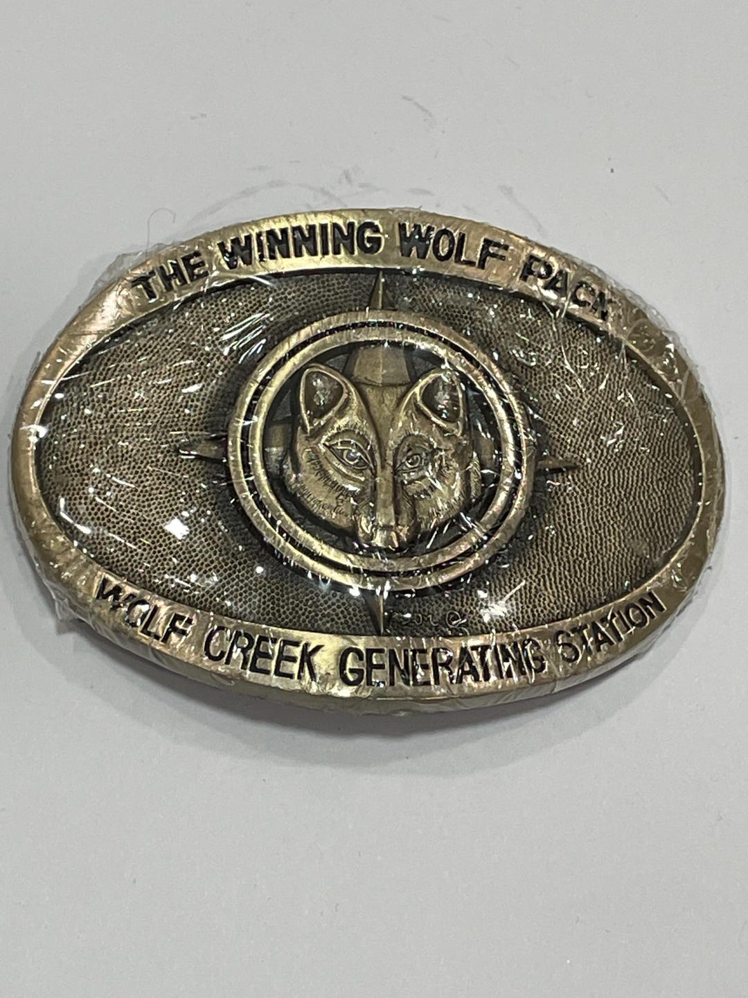 Wolf Creek Nuclear Generating Station ADM Solid Brass Belt Buckle ...